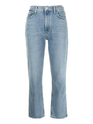 AGOLDE Straight-leg Ankle Jeans - Blue
