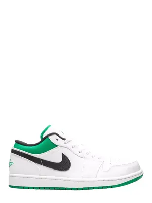 JORDAN Air 1 Low/lucky Green Sneakers - White