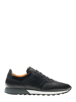 Magnanni Magnanni Arco Mix-Leather Trainer Sneakers Black