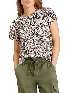 Sanctuary Sanctuary Perfect Tee Air Leopard Lotus