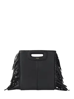 Maje Maje M Mini Bag Black Leather