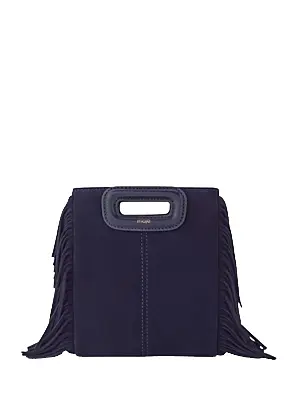 Maje Maje M Mini Bag Navy Suede