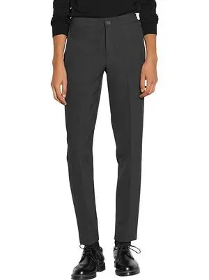Sandro Sandro Jersey Pants Charcoal Gray