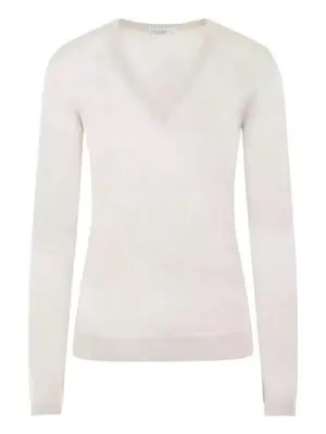 Brunello Cucinelli Brunello Cucinelli Cashmere-Blend Jumper Neutrals