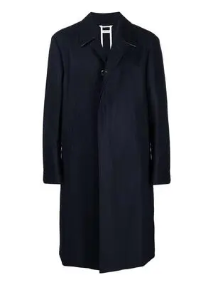 Thom Browne Single-breasted Wool Coat - Blue