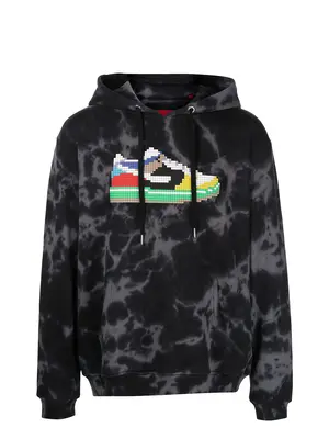 MOSTLY HEARD RARELY SEEN Cowboy-print Cotton Hoodie - Black