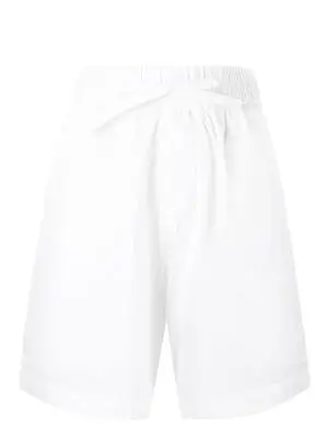 TEKLA Poplin Pajama Shorts - White