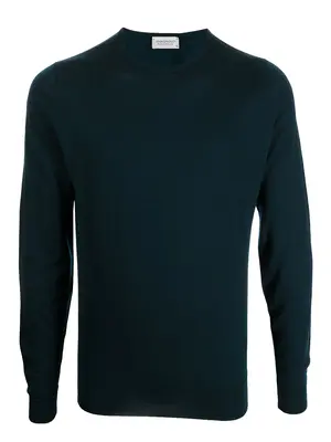 John Smedley John Smedley Fine-Knit Wool Jumper Green