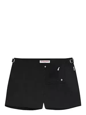 Orlebar Brown Springer Buckle-detail Swim Shorts - Black