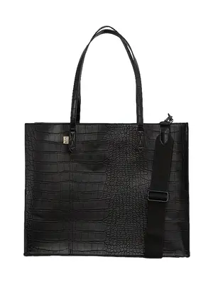 BEIS The Large Work Tote - Black Croc