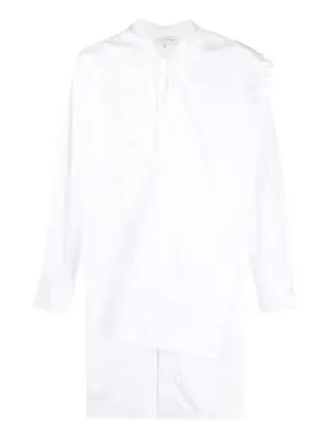 Yohji Yamamoto Long-sleeve Button-fastening Shirt - White