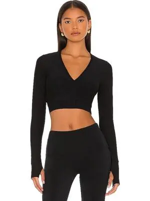 Commando Butter Wrap Top - Black
