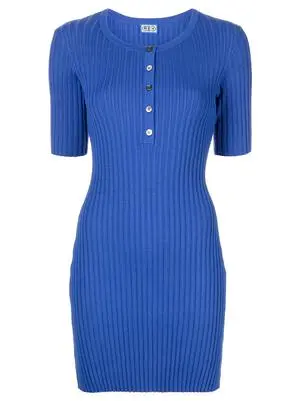 Lhd Samphire Knitted Dress - Blue
