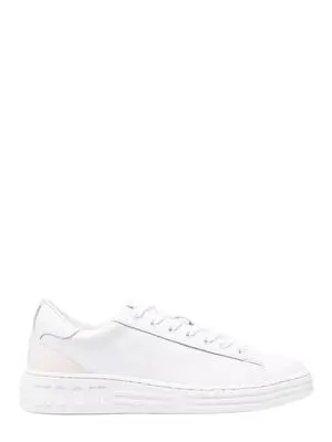 MSGM Debossed Logo Low-top Sneakers - White