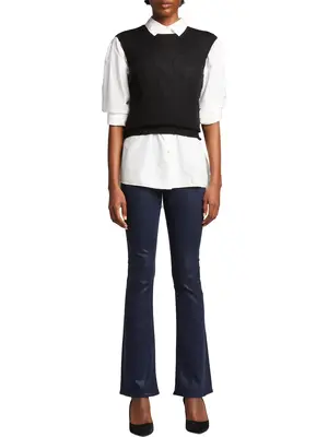 L'Agence L'Agence Selma High-Rise Bootcut Jeans Galactic C