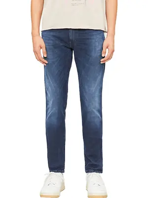 REPLAY Anbass Hyperflex Slim Stretch-Denim Jeans Dark Blue