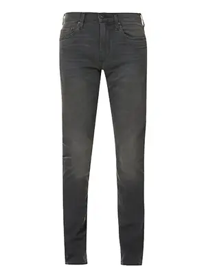 Paige Lennox Slim-fit Mid-rise Stretch-denim Jeans - Sheldon