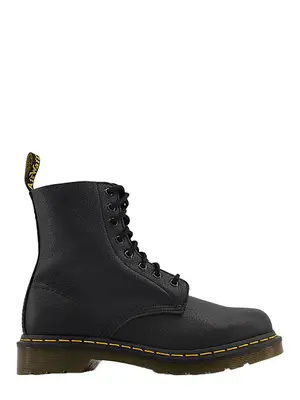Dr. Martens 8-eyelet Leather Boots - Black Virginia