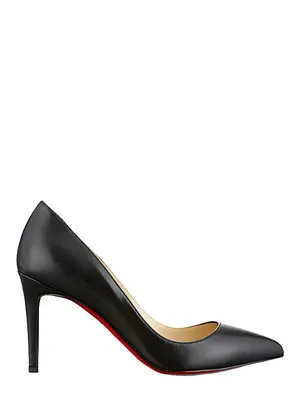 CHRISTIAN LOUBOUTIN Pigalle 85 Leather Courts - Black