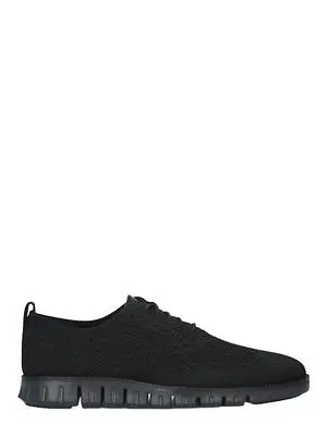 Cole Haan Zerogrand Stitchlite Wool Knit Oxford Shoes - Black