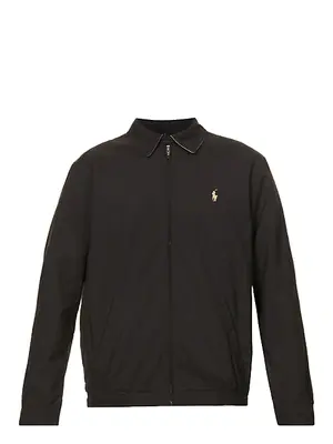 Polo Ralph Lauren Bi-swing Brand-embroidered Windbreaker Jacket - Rl Black