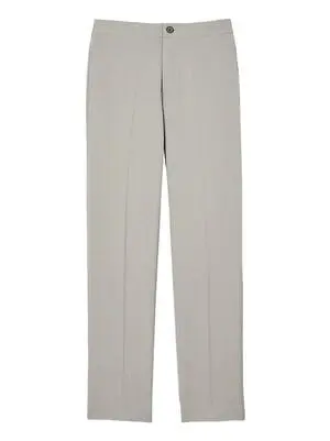 Sandro High-rise Stretch-jersey Trousers - Steel