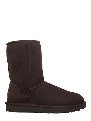UGG Classic II Short Sheepskin Boots Dark Brown