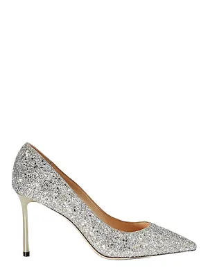 JIMMY CHOO Romy 85 Glittered Courts