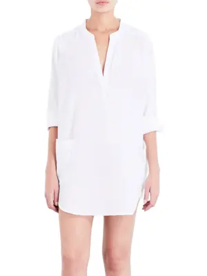Seafolly Cotton Beach Shirt - White