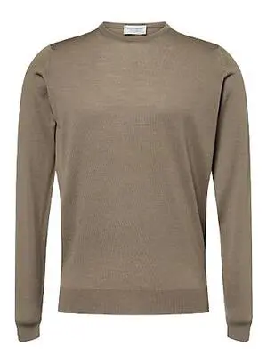 John Smedley John Smedley Lundy Crewneck Jumper Mansfield Green