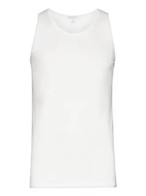 Sunspel Q82 Superfine Cotton-jersey Vest - White