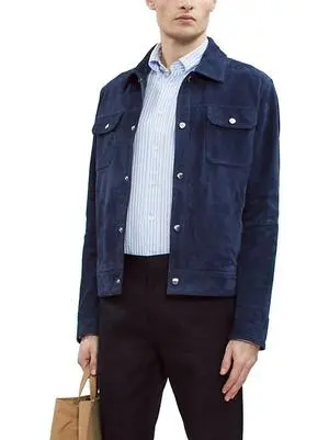 Eton Striped Long-sleeved Slim-fit Cotton Shirt - Blue