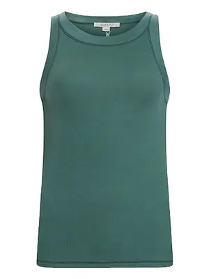 ALLSAINTS AllSaints Rina Stretch-Jersey Tank Top Pine Green