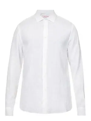 Orlebar Brown Giles Regular-fit Linen Shirt - White
