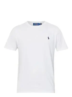 Polo Ralph Lauren Short-sleeved Crewneck Cotton-jersey T-shirt - White