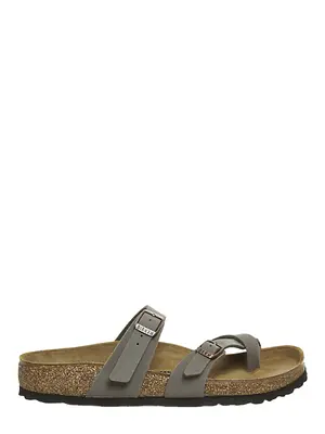 BIRKENSTOCK Mayari Faux-leather Sandals - Stone
