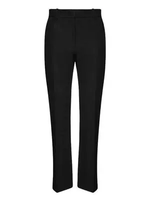 JOSEPH Coleman Stretch-gabardine Straight Leg Trousers - Black