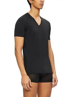 Zimmerli Pure Comfort Cotton-blend T-shirt Xxl - Black