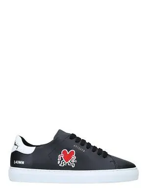 Axel Arigato X Keith Haring Leather Low-top Trainers - Black