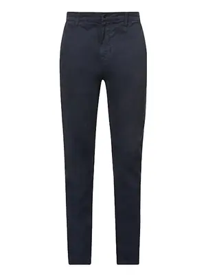 Nudie Jeans Tapered-leg Stretch-cotton Trousers - Dark Midnight