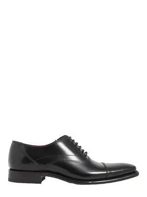 LOAKE Leather Oxford Shoes - Black