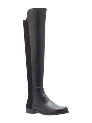 STUART WEITZMAN 5050 Over-the-knee Leather Boots - Black