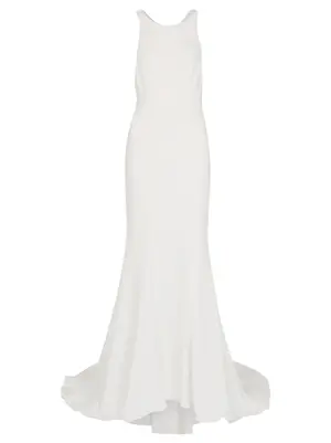 Whistles Lina Scooped-neck Woven Maxi Gown - Cream