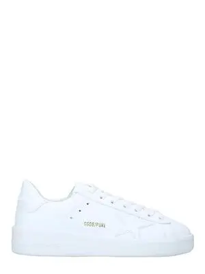 GOLDEN GOOSE Pure Star Star-Embroidered Leather Trainers White