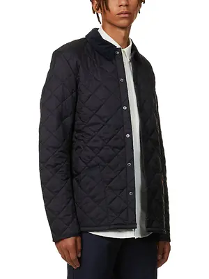 Barbour Liddesdale Quilted Shell Jacket Navy
