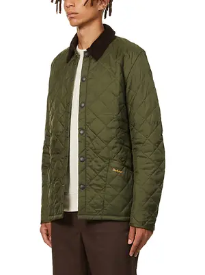 Barbour Liddesdale Quilted Shell Jacket Olive