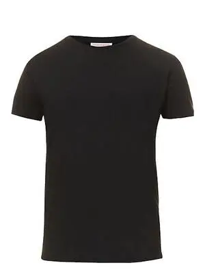Orlebar Brown Ob-t Tailored Crewneck Cotton-jersey T-shirt - Black