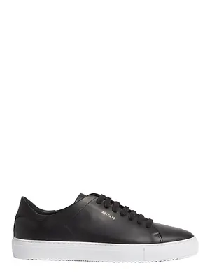 Axel Arigato Clean 90 Leather And Suede Sneakers - Blk/white
