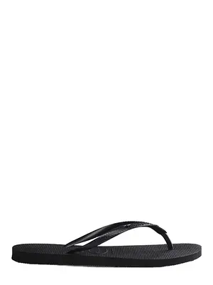 Havaianas Slim Crystal-embellished Flip-flops - Black