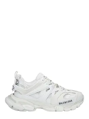 Balenciaga Track Nylon And Mesh Trainers - White